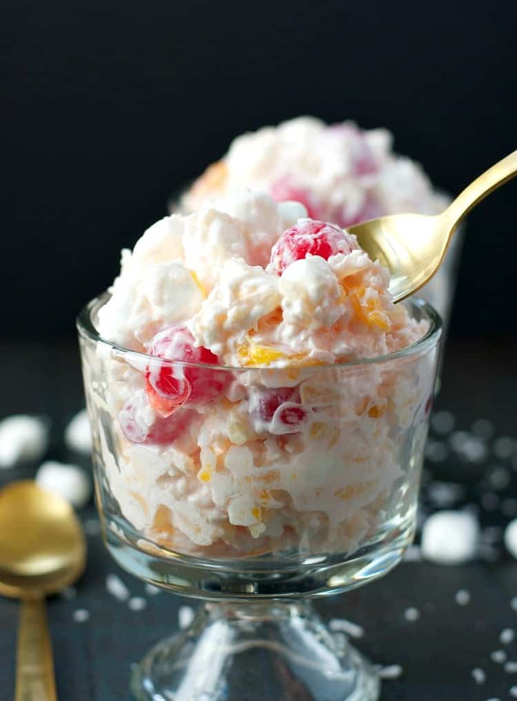 Dreamy 6 Cup Ambrosia Salad The Seasoned Mom