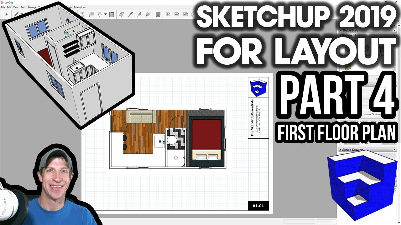 Sketchup Layout Floor Plan Tutorial The Floors