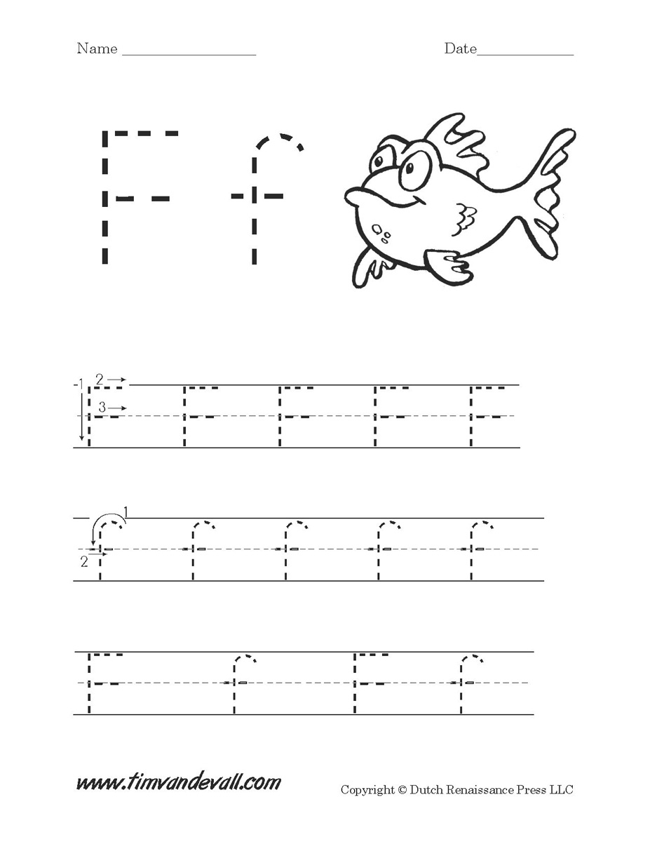 Letter F Printables