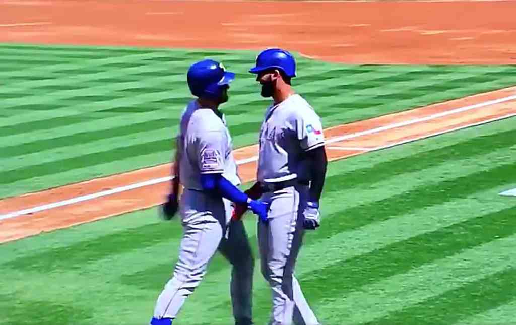 Texas Rangers Players Celebration Handshake Involves Grabbing Way More