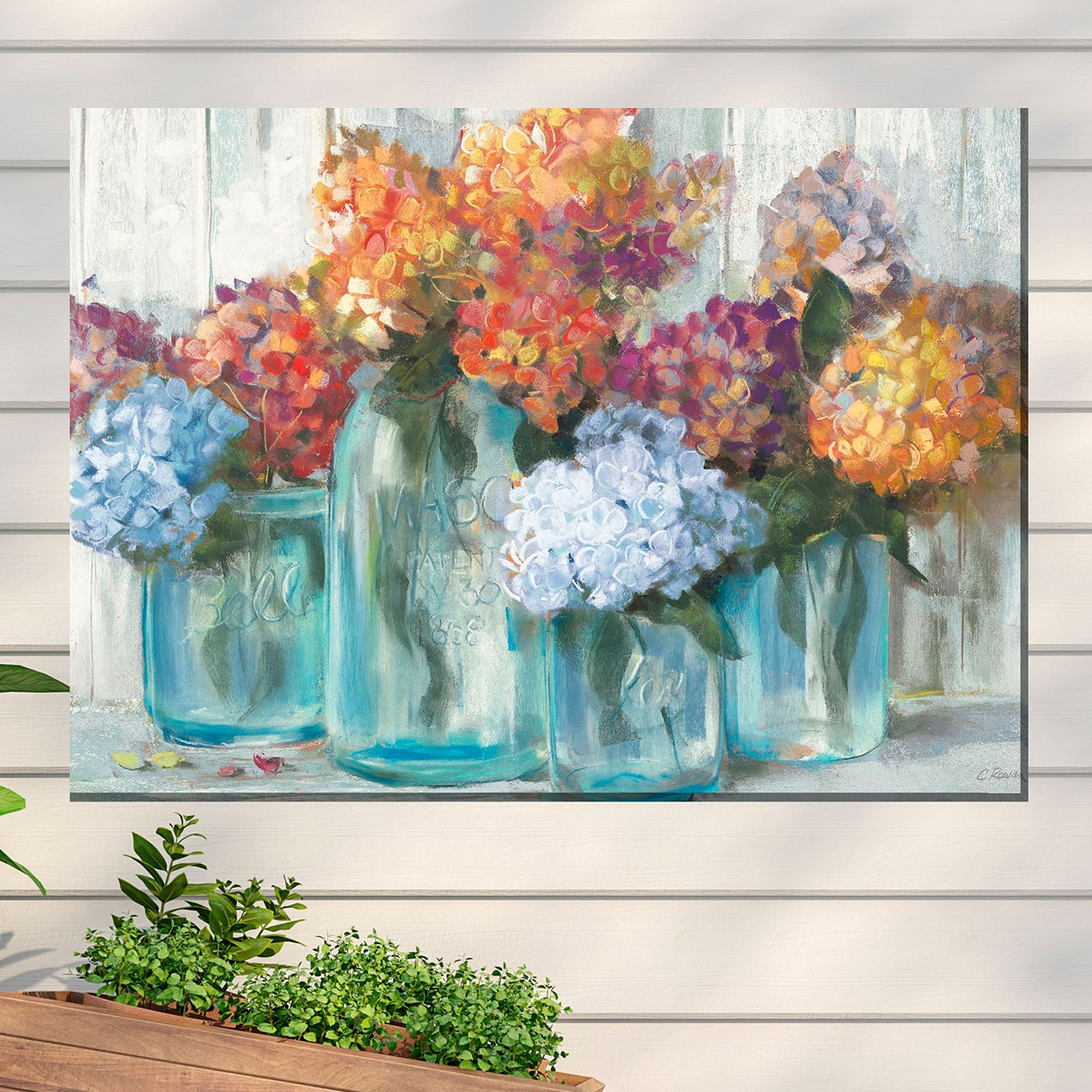 10 Mason Jar Canvas Art