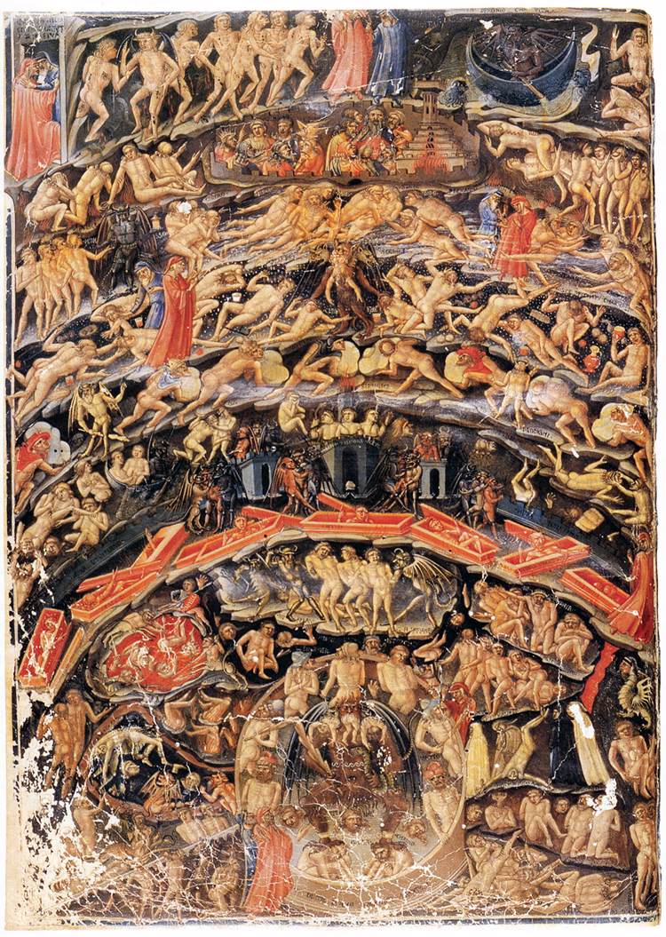 Botticelli La Carte De L Enfer Dante S Map Of Hell Ar