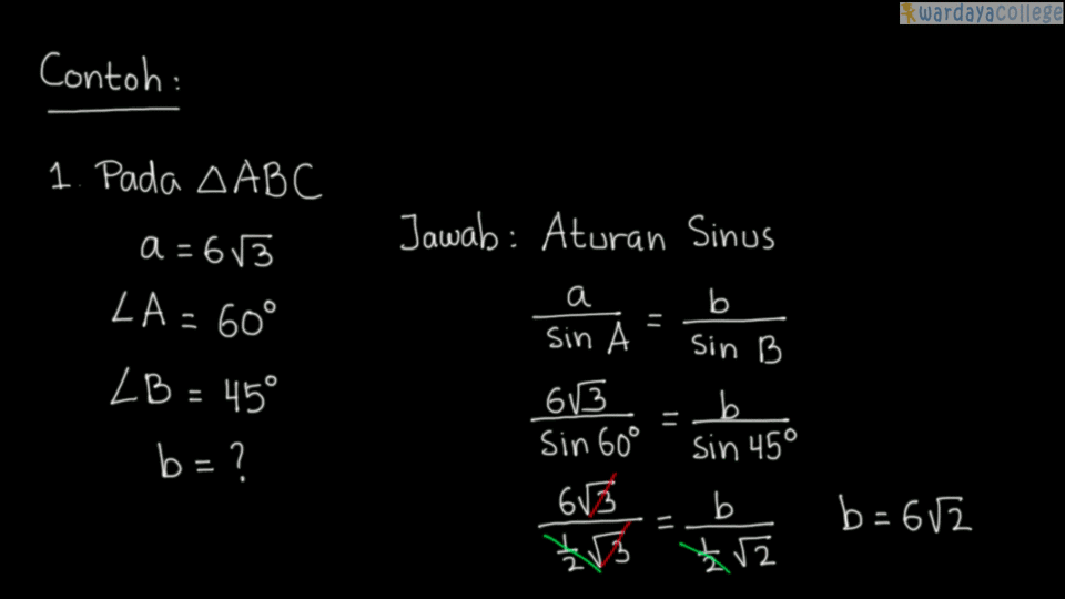 Soal Dan Pembahasan Aturan Sinus Dan Cosinus Contoh Terbaru