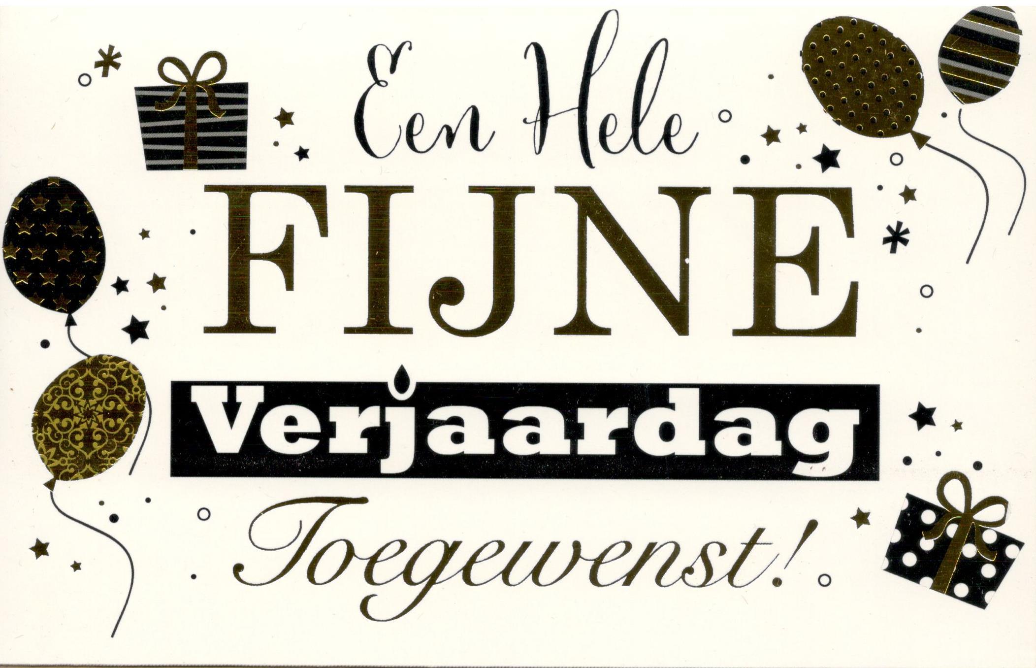 We Wensen Jou Een Fijne Verjaardag Vverjaardag