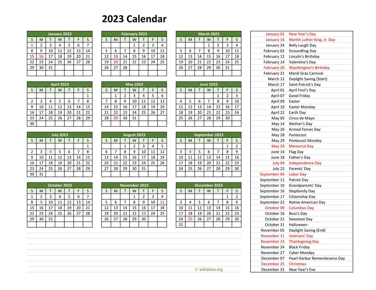 Kalender 2023 With Hijri And Indonesian National Holiday 59 Off