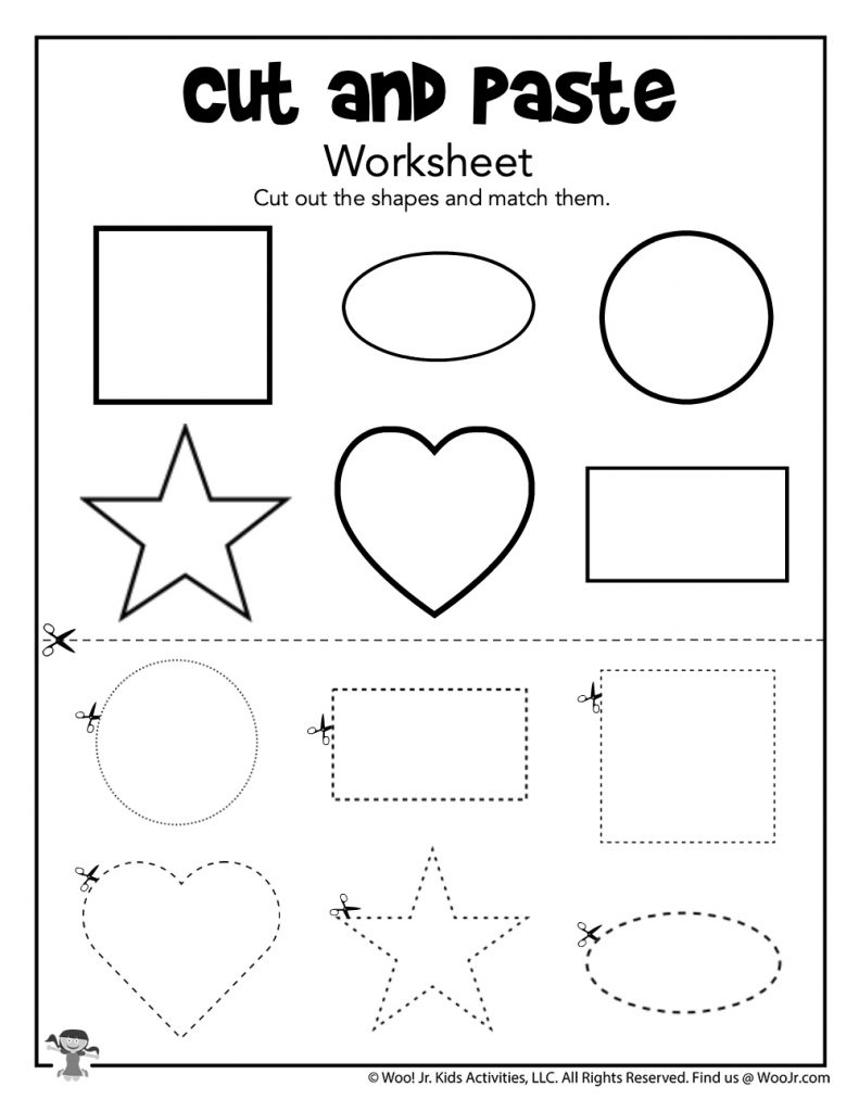 20 Matching Cut And Paste Worksheets Worksheets Decoomo