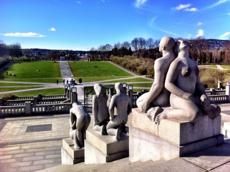 Wandering The Vigeland Sculpture Park In Oslo Norway