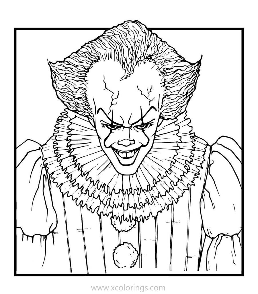 Printable Pennywise Coloring Pages