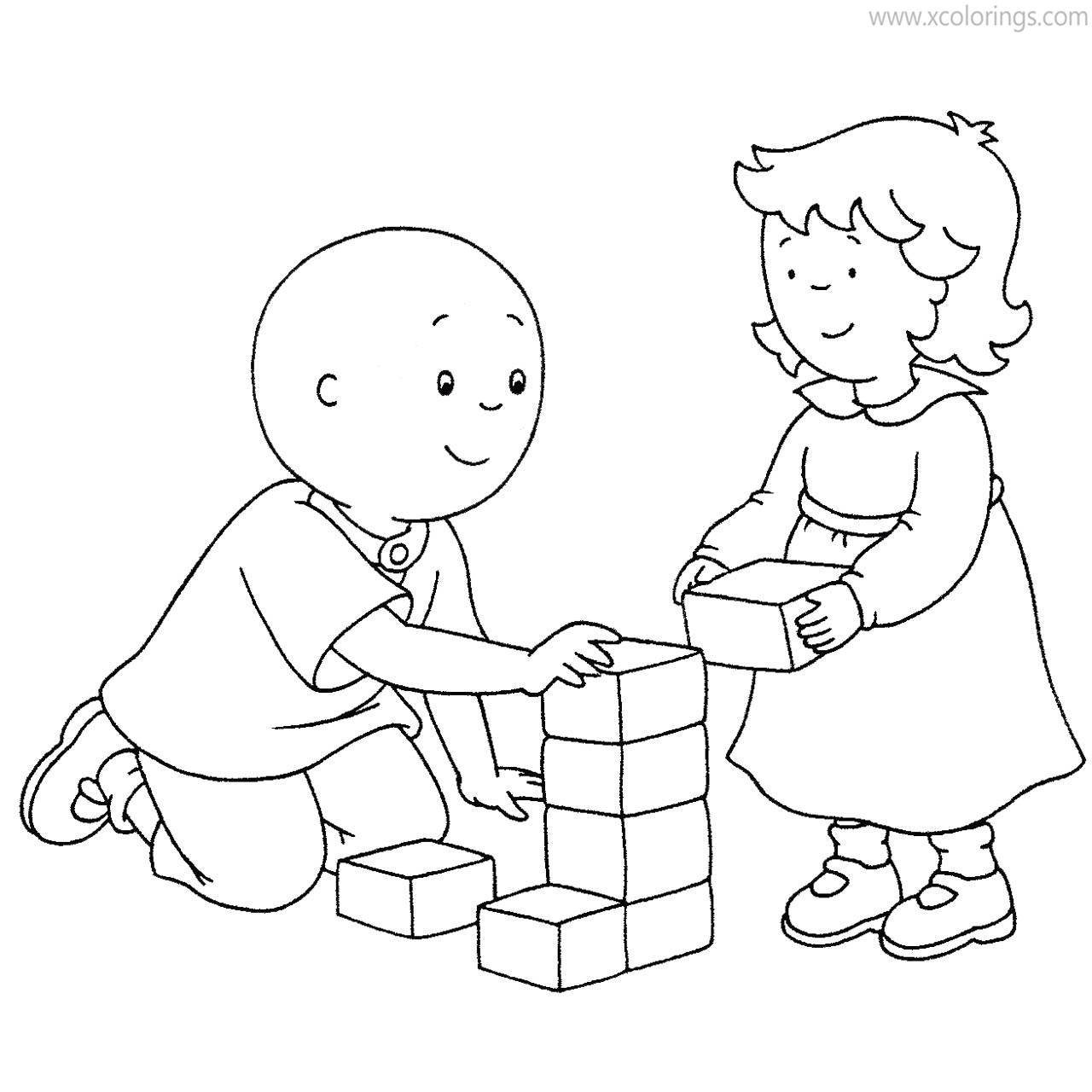 Rosie Caillou Coloring Pages Natural Coloringpages