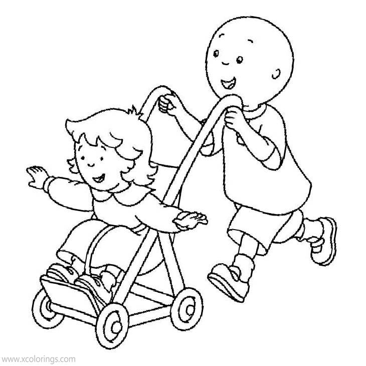 Rosie Caillou Coloring Pages Natural Coloringpages