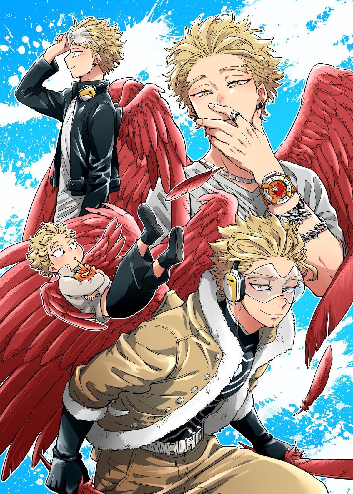 The Best 7 Hot Anime Hawks Bnha Fanart Imageguardagejibril