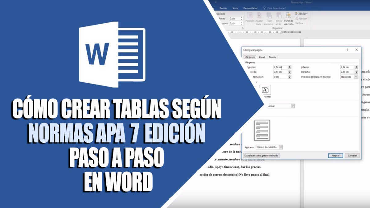 Cómo Crear Tablas Según Normas Apa Paso A Paso En Word