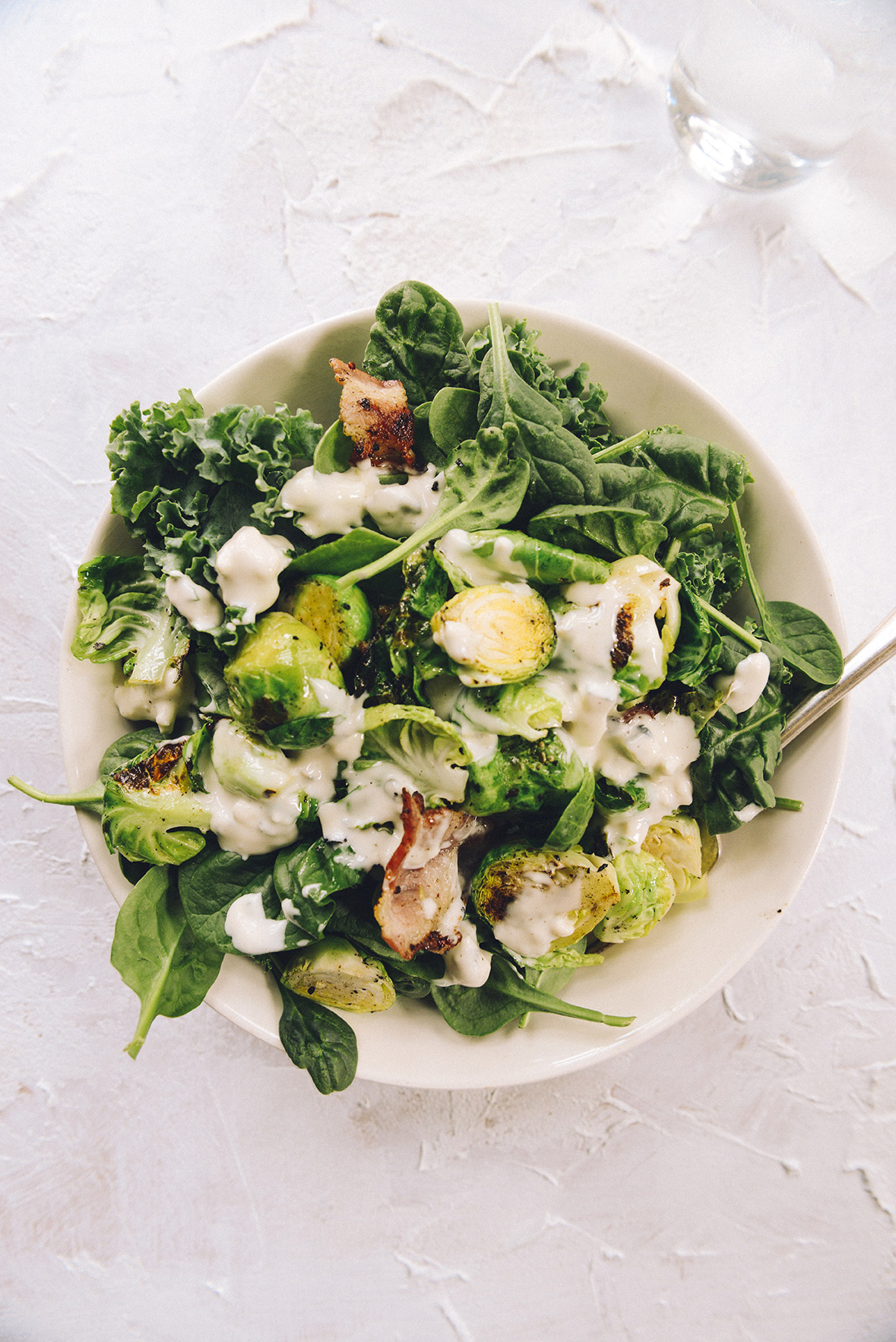 Homemade Bleu Cheese Dressing With The Grains