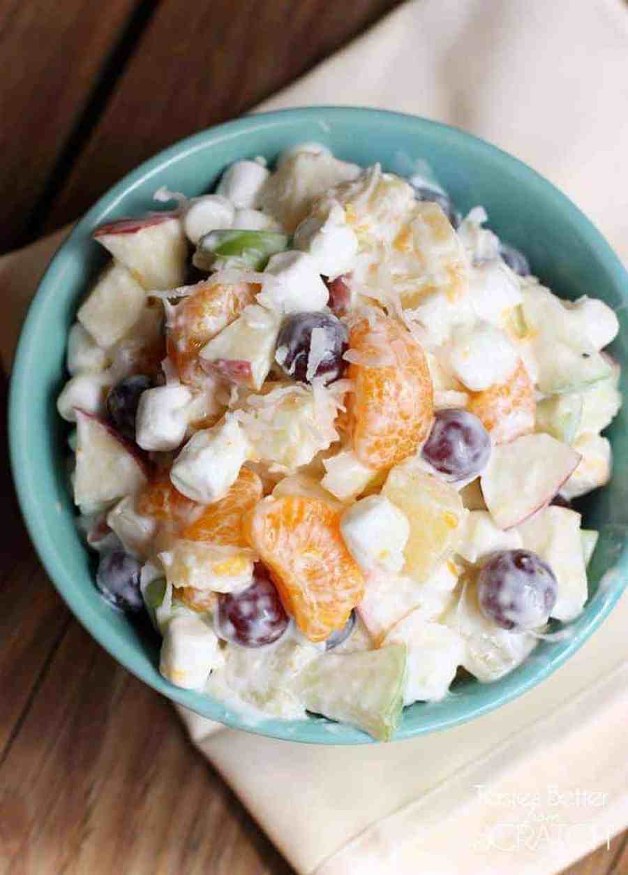 Creamy Fruit Salad Tastes Better From Scratch