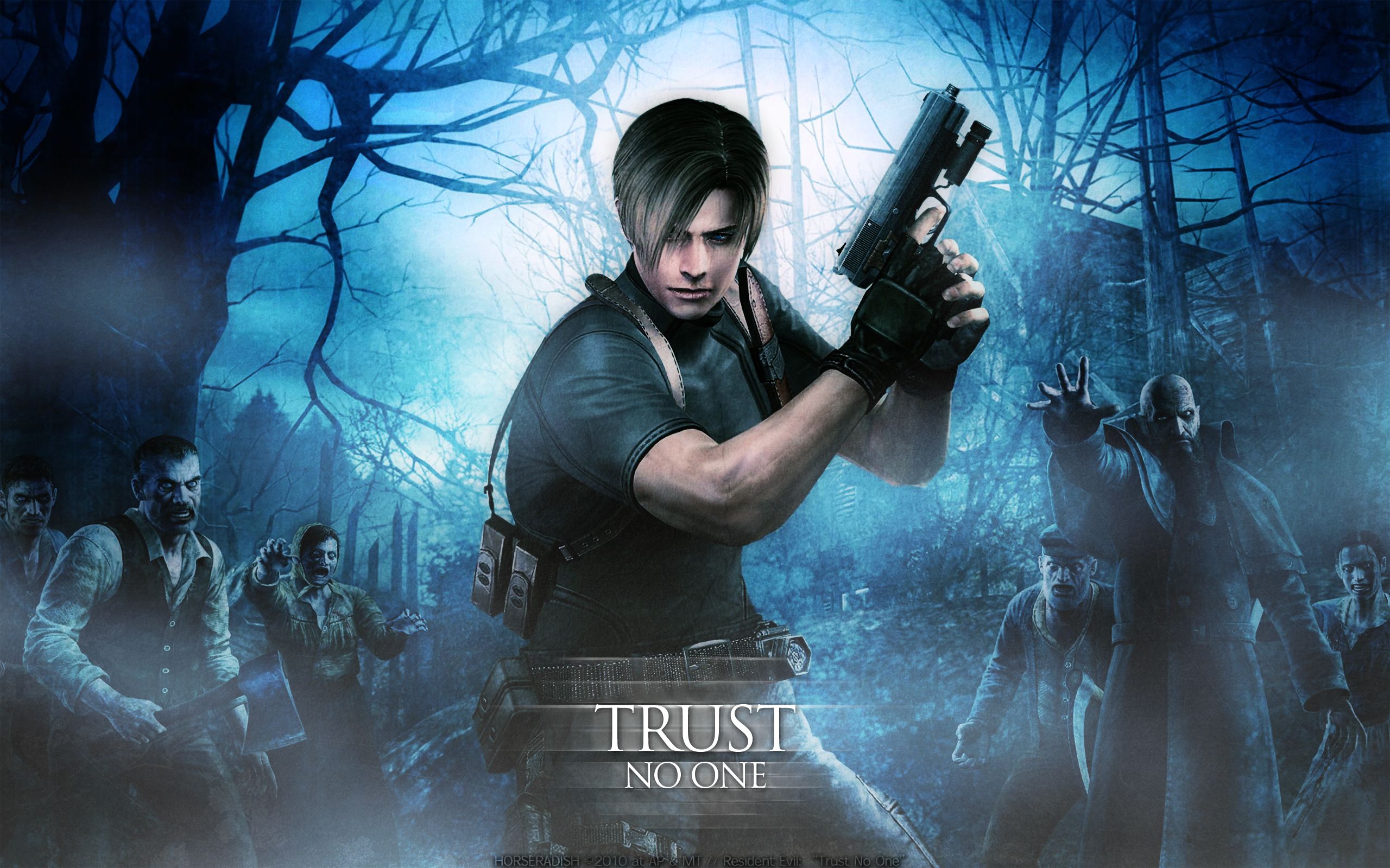 Leon Kennedy Resident Evil 4 Wallpaper Dekstop Background Techbeasts