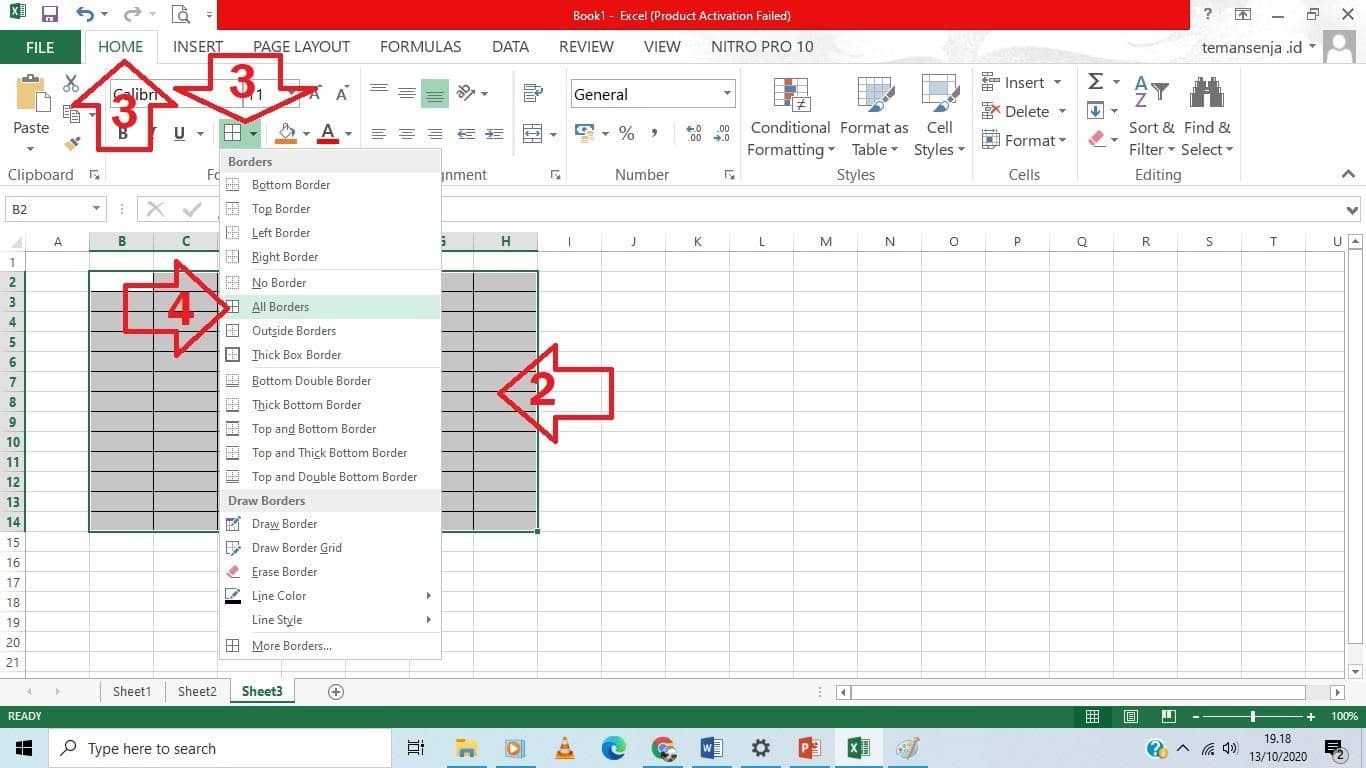Cara Membuat Tabel Di Excel Jadi Kecil Hongkoong