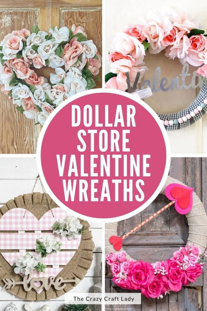 14 Dollar Store Valentine Wreath Ideas The Crazy Craft Lady