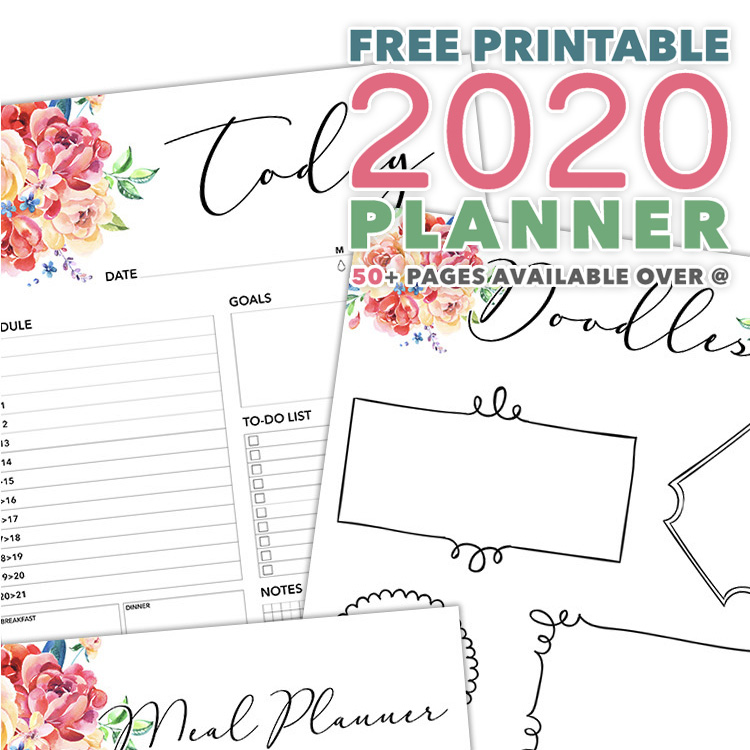 2020 Year Planner Printable Uk
