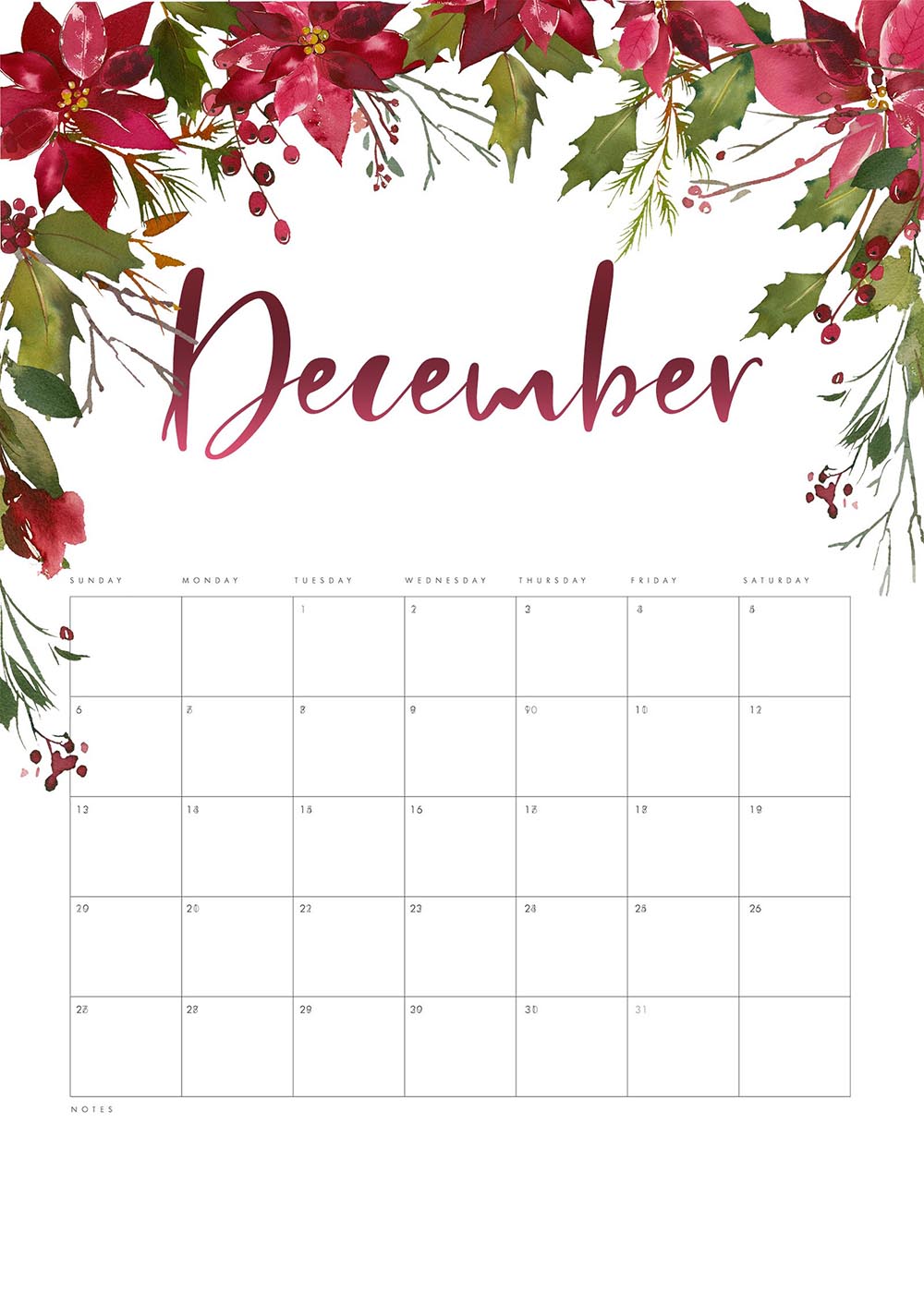 Free Printable 2021 Floral Drop Calendar The Cottage Market