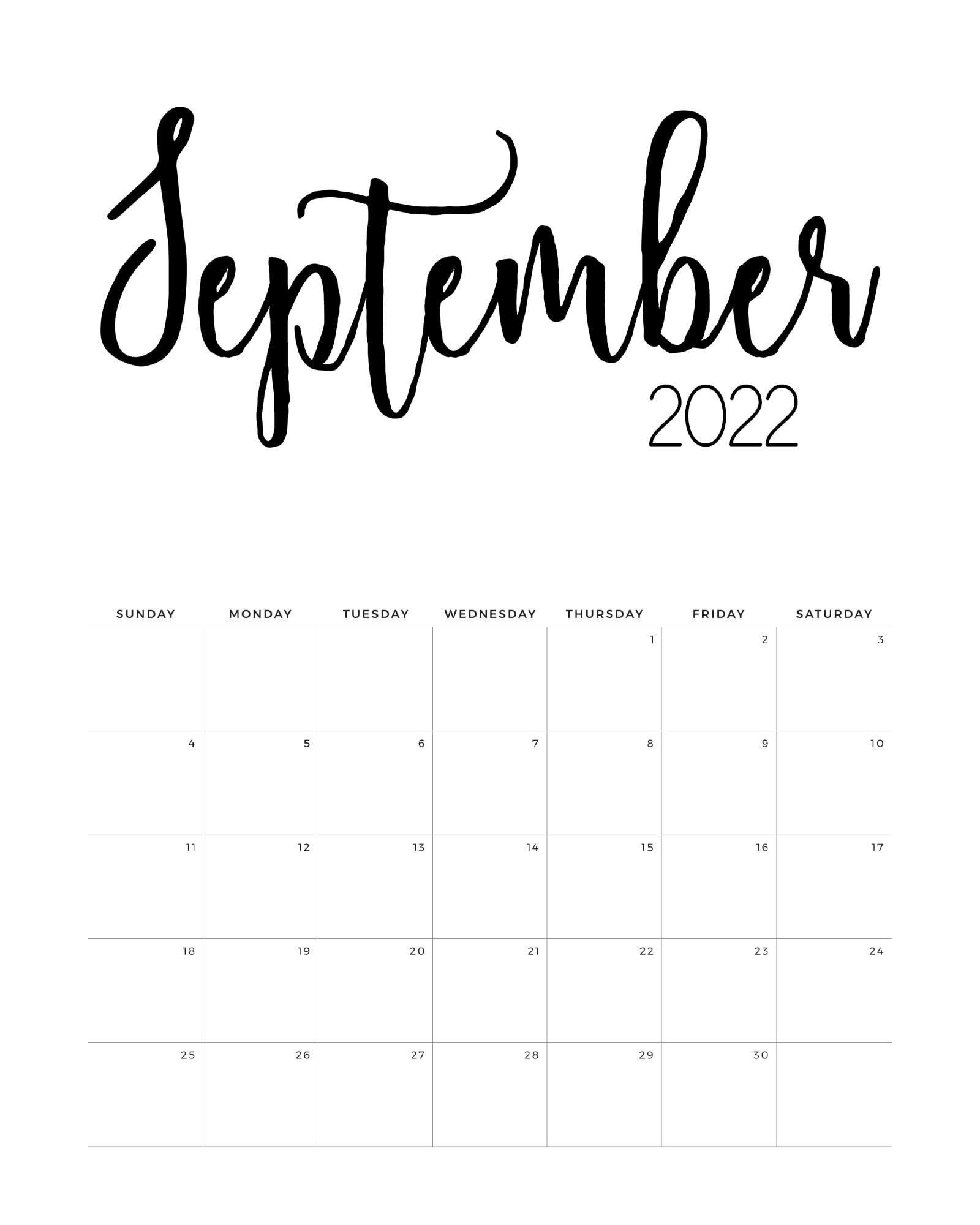 Free Printable 2022 Minimalist Calendar The Cottage Market Riset