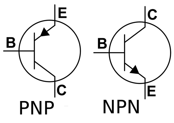 Draw And Label Fully The Schematics Symbol Of Npn Pnp Transistor