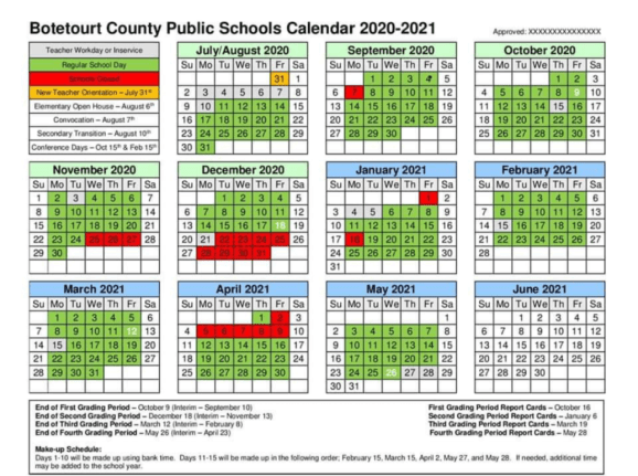 Proposed Bcps School Calendar On Bcps Website For The Next 30 Days