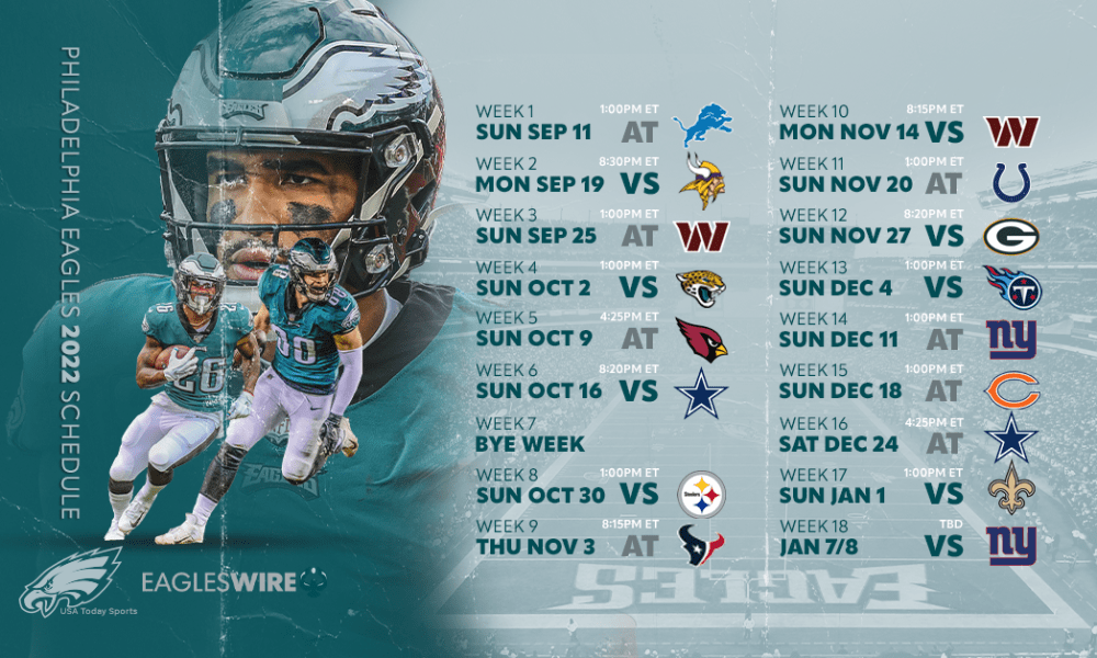 Printable Eagles Schedule 2024 Printable Calendars At A Glance