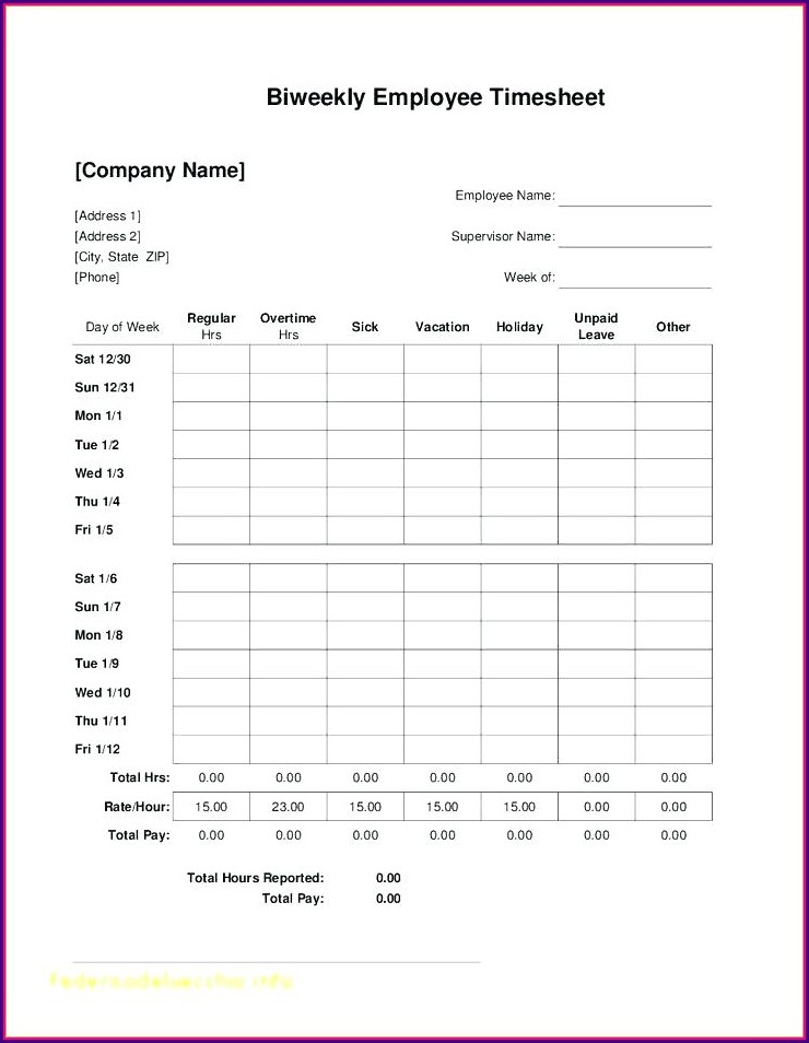 Bi Monthly Timesheet Template Excel Hot Sex Picture