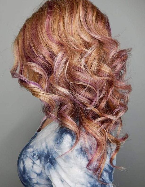 Strawberry Blonde Hair Color With Highlights And Lowlights