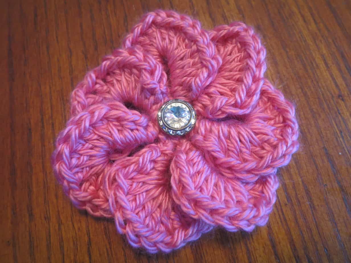 Flower Appliqué Free Crochet Pattern Free Crochet Flower Pattern