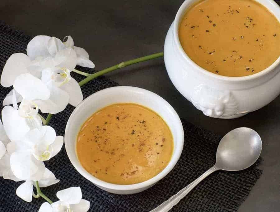 Butternut Squash Soup With Ginger Instant Pot Recipe Two Sleevers