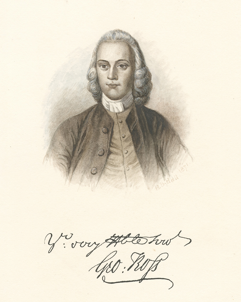 George Ross Lancasters Sole Signer Of The Declaration Of Independence