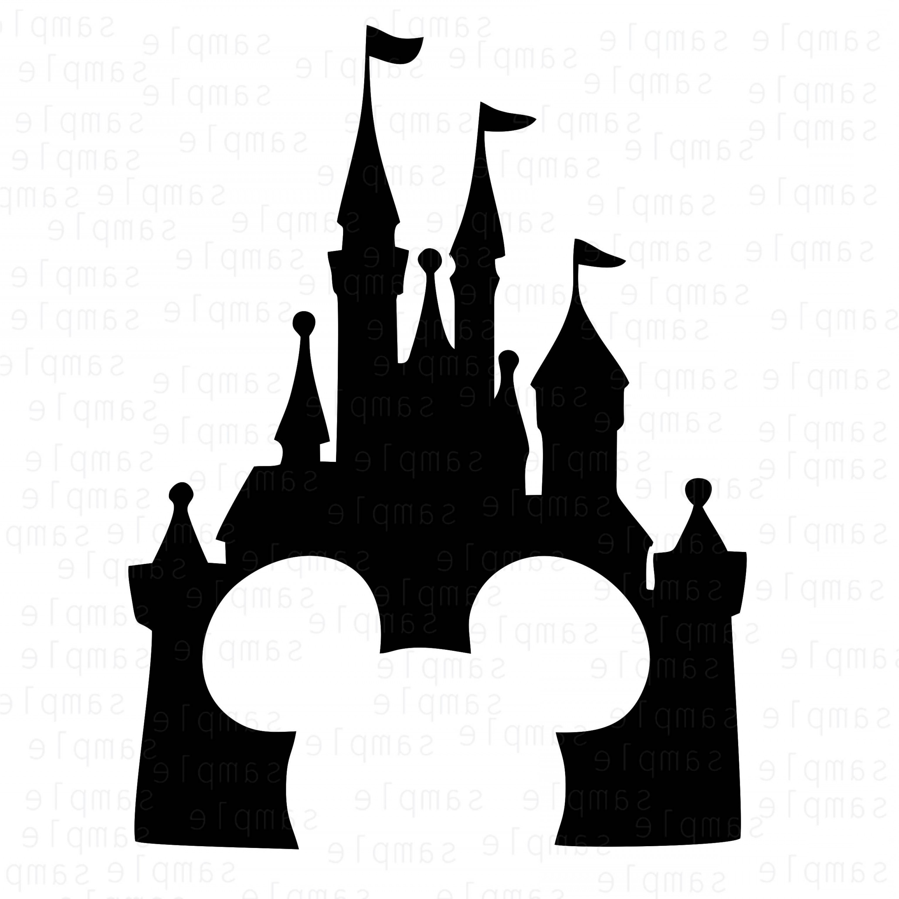 Disney Castle Silhouette