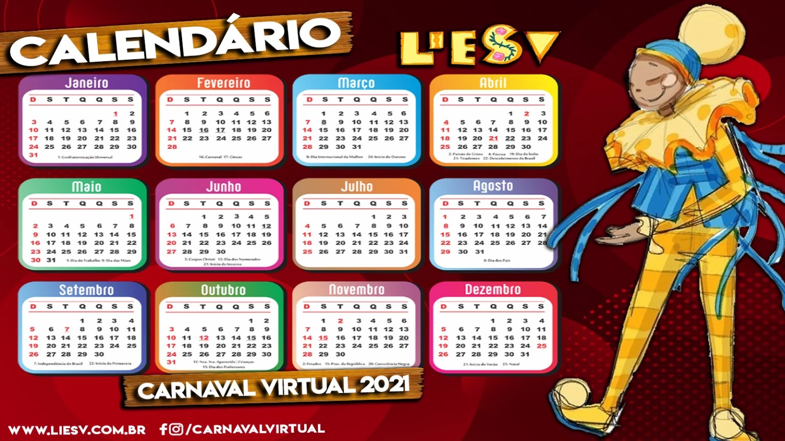 Calendário Do Carnaval Virtual 2021 O Que Você Precisa Saber Vitrine