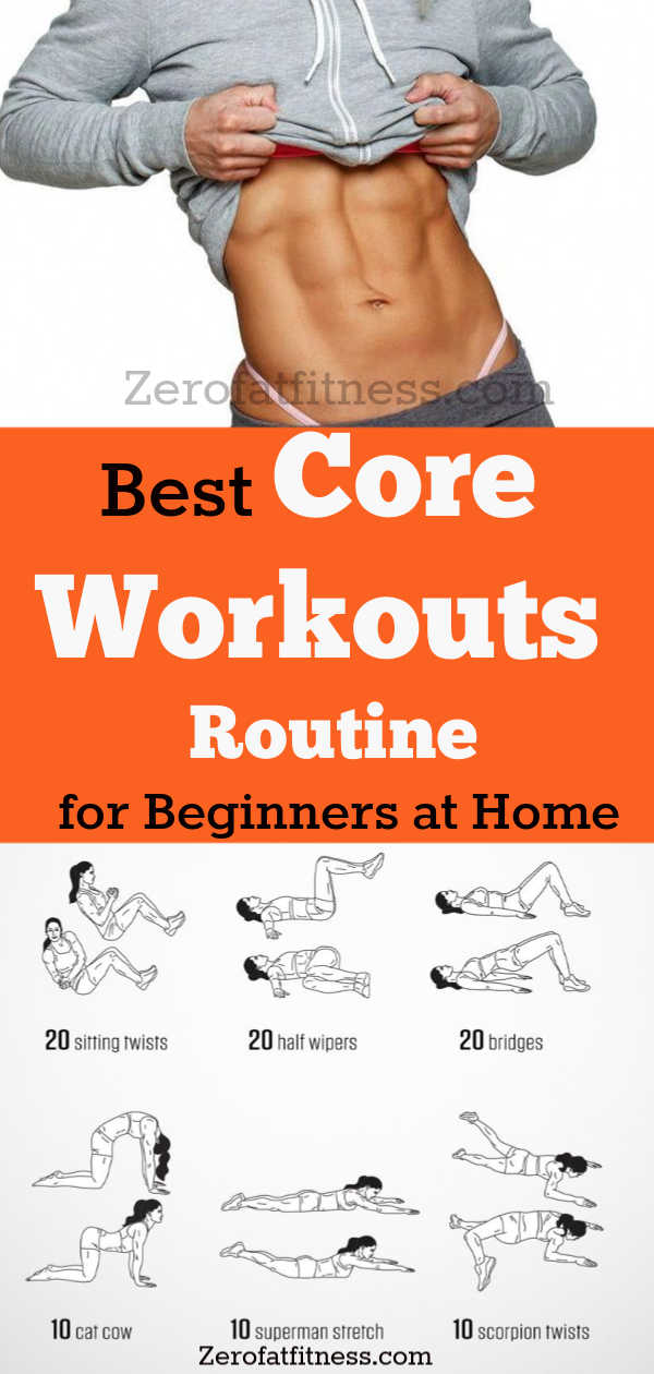 11 Best Core Workouts Routine For Beginners At Home Get Flat Stomach