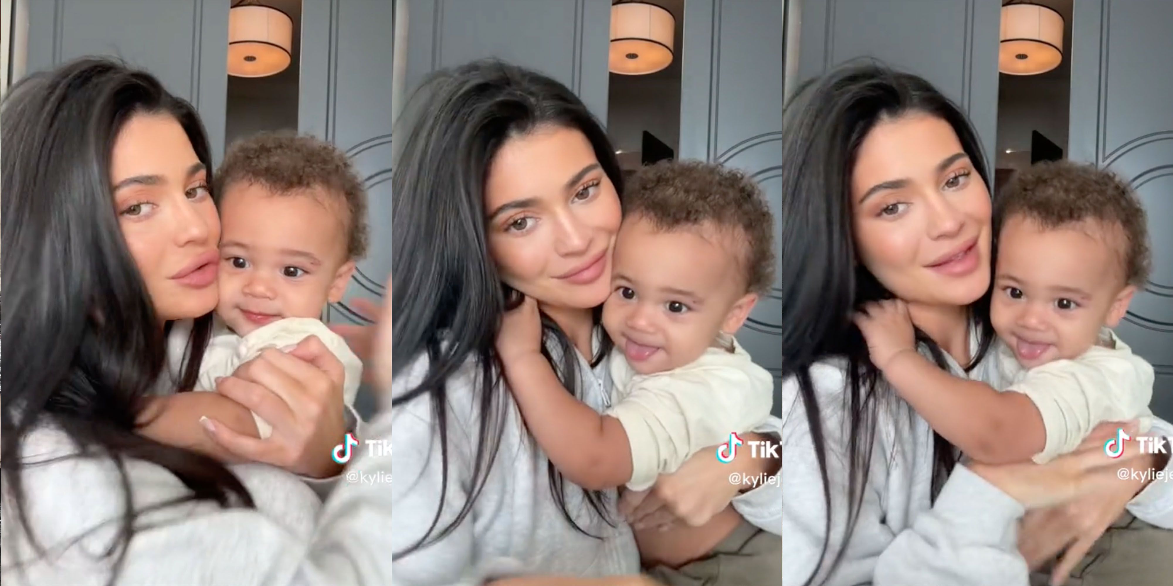 Kylie Jenner Shares A Rare Glimpse Of Her Son Aire On Tiktok Trending