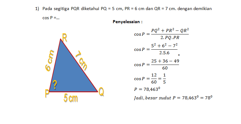 Contoh Soal Aturan Sinus Dan Cosinus Beserta Jawabannya Studyhelp