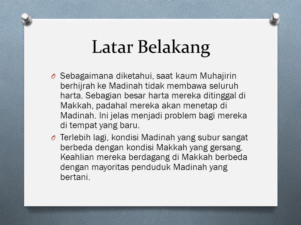 Apa Yang Dimaksud Kaum Muhajirin Sinau