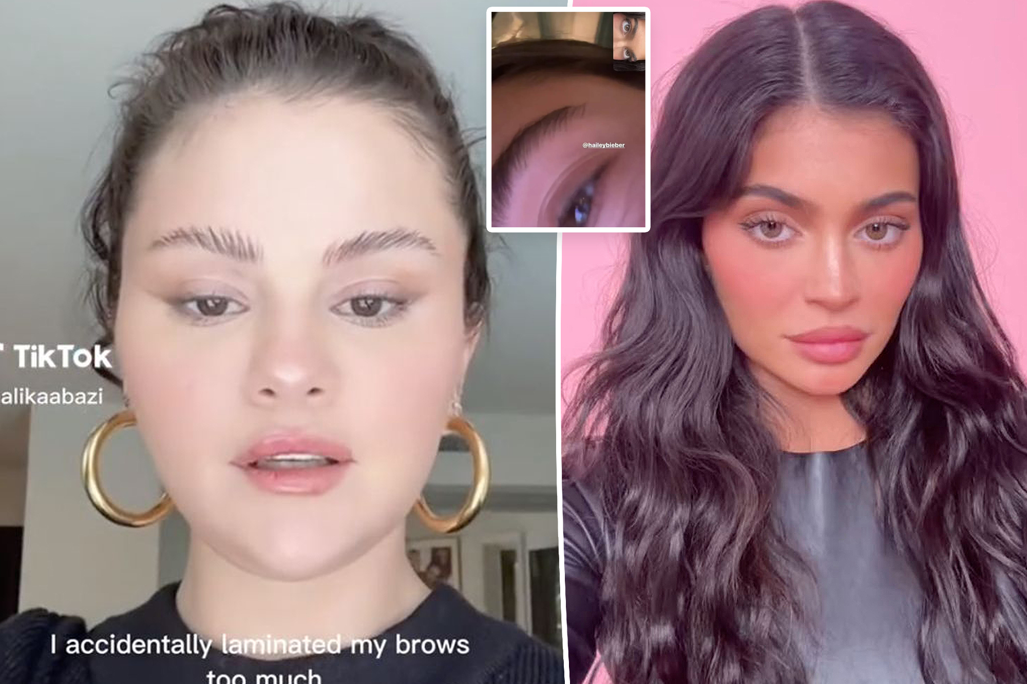 Selena Gomez And Kylie Jenners Eyebrow Drama Explained Local News Today