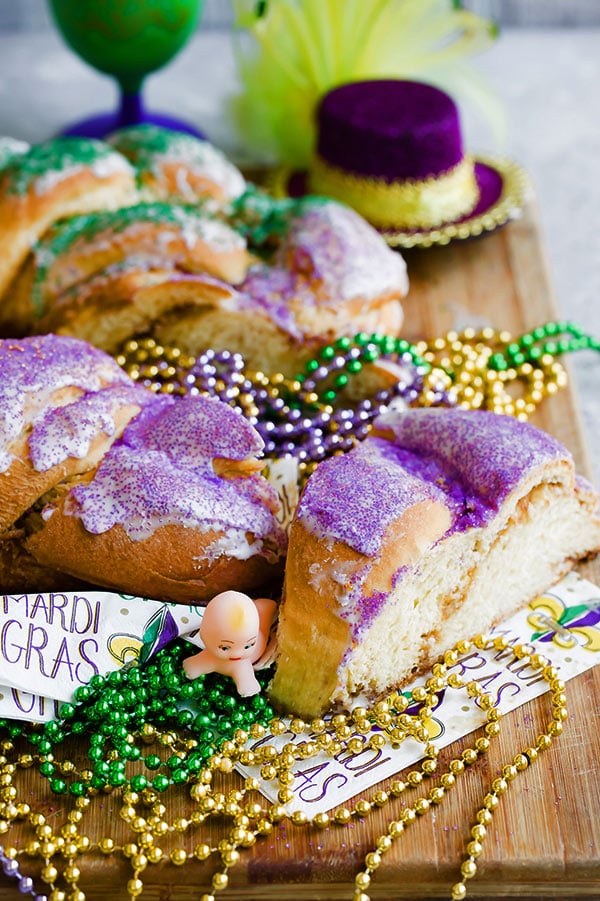 Mardi Gras King Cake Recipe Barbara Bakes