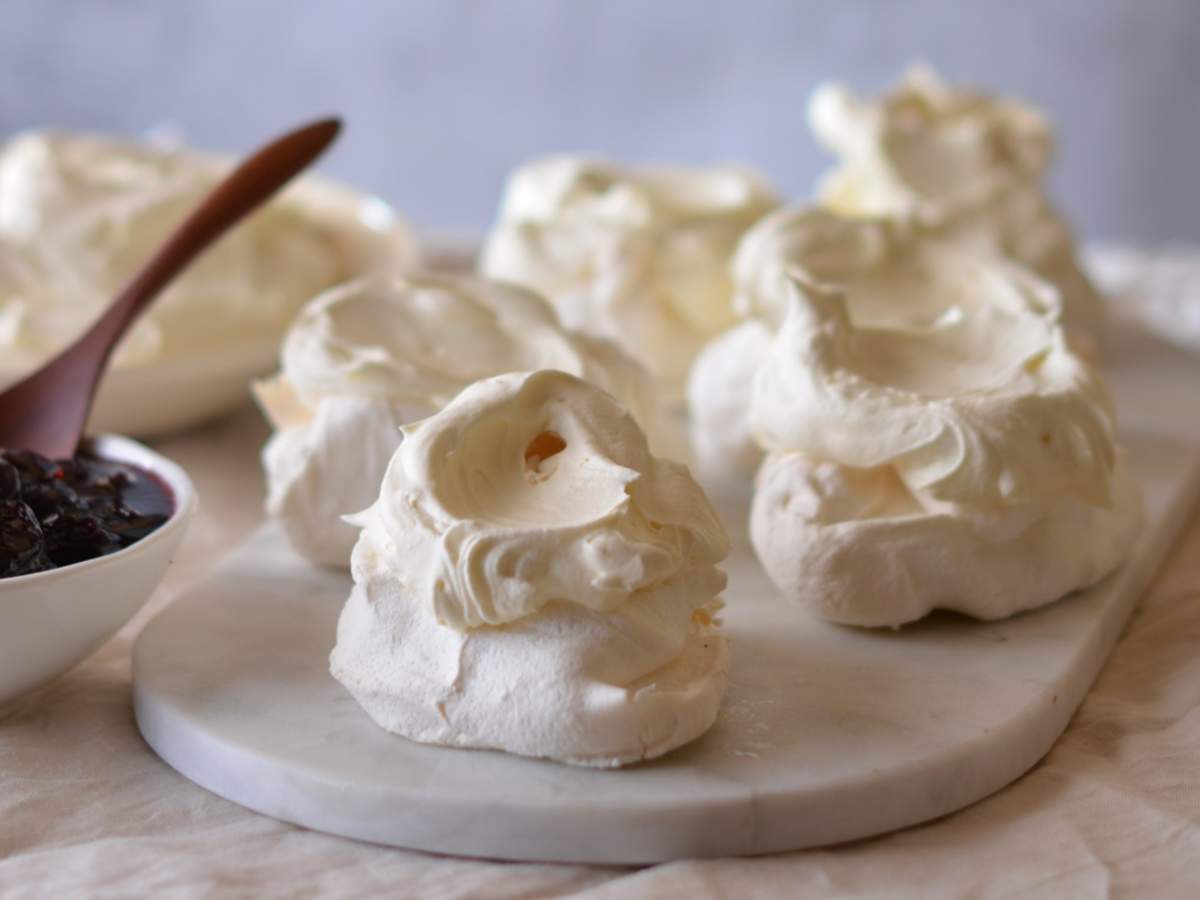 Mini Pavlovas Recipe Maggie Beer