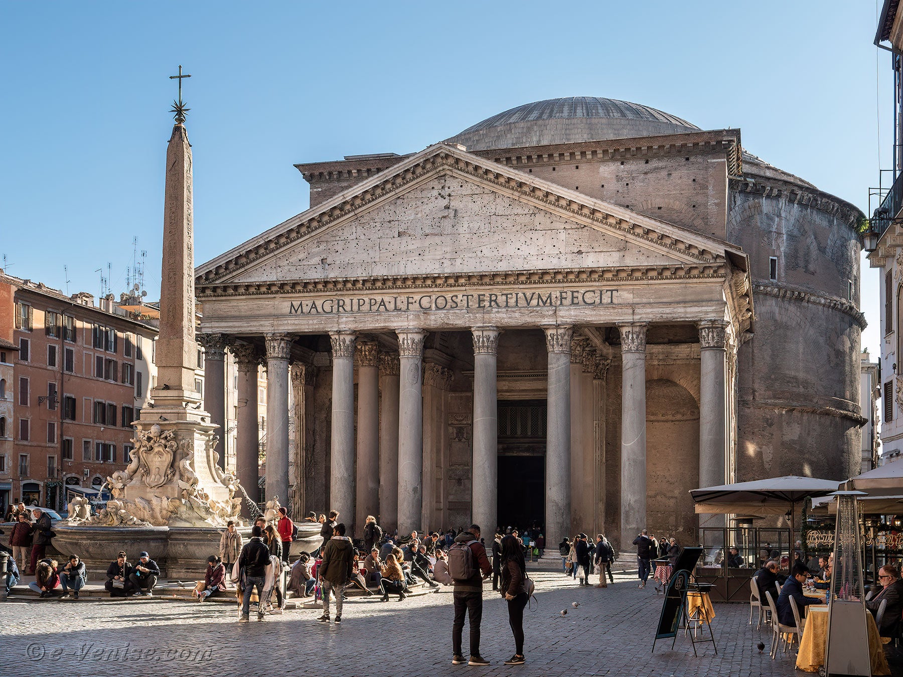 Basilique Du Panthéon à Rome En Italie Le Panthéon Romain