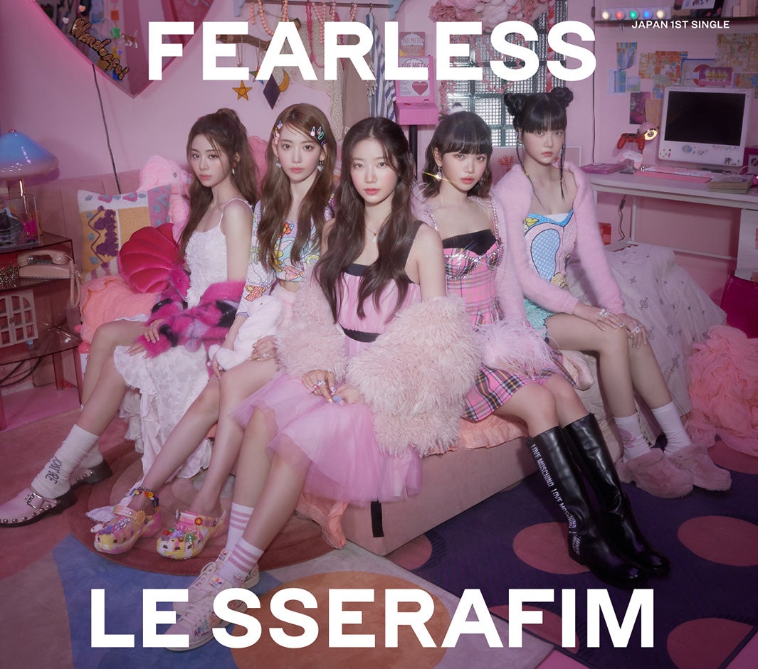 画像219 Le Sserafim、日本1stシングル「fearless」ジャケ写・初の日本オリジナル曲名公開 モデルプレス