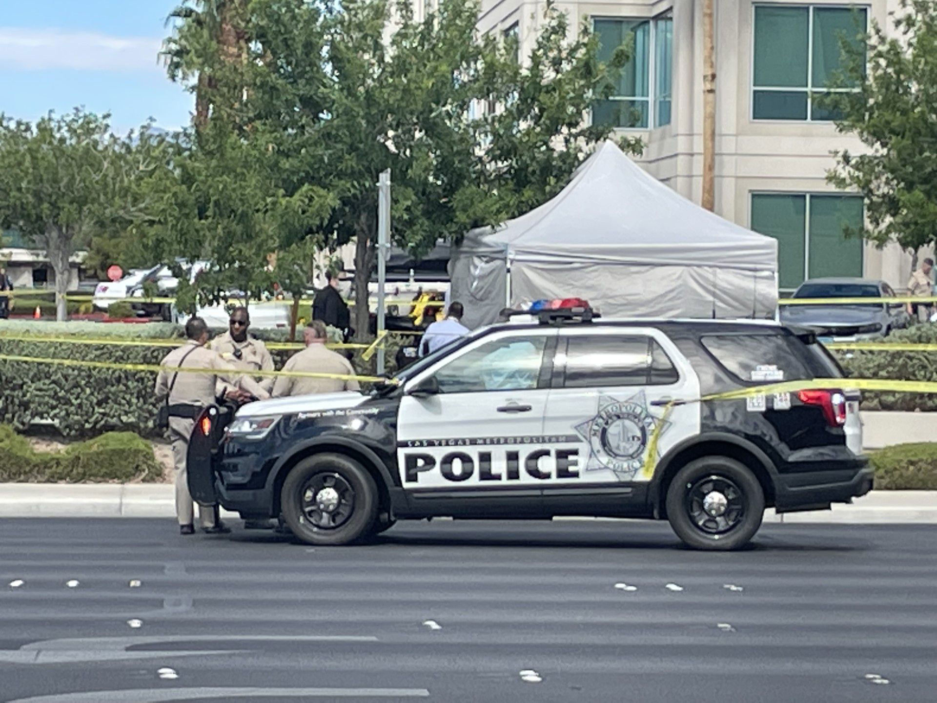Body Found Outside Las Vegas Police Headquarters