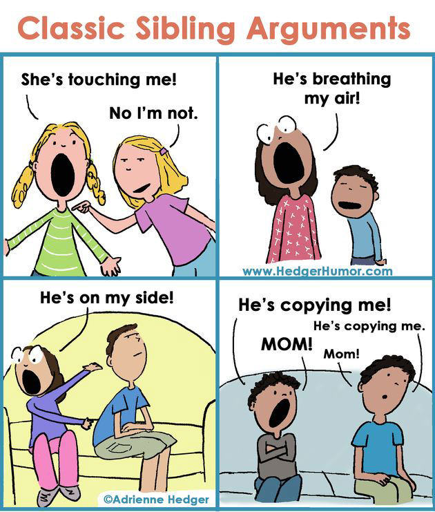 These Relatable Comics Sum Up Sibling Relationships Perfectly