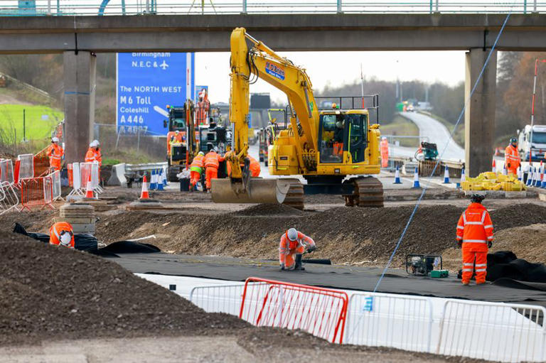 M42 And M6 Closure Warning Ahead Of Major Hs2 Works