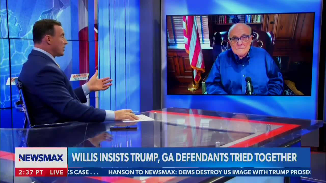 Rudy Giuliani Comments On Georgia Election Workers