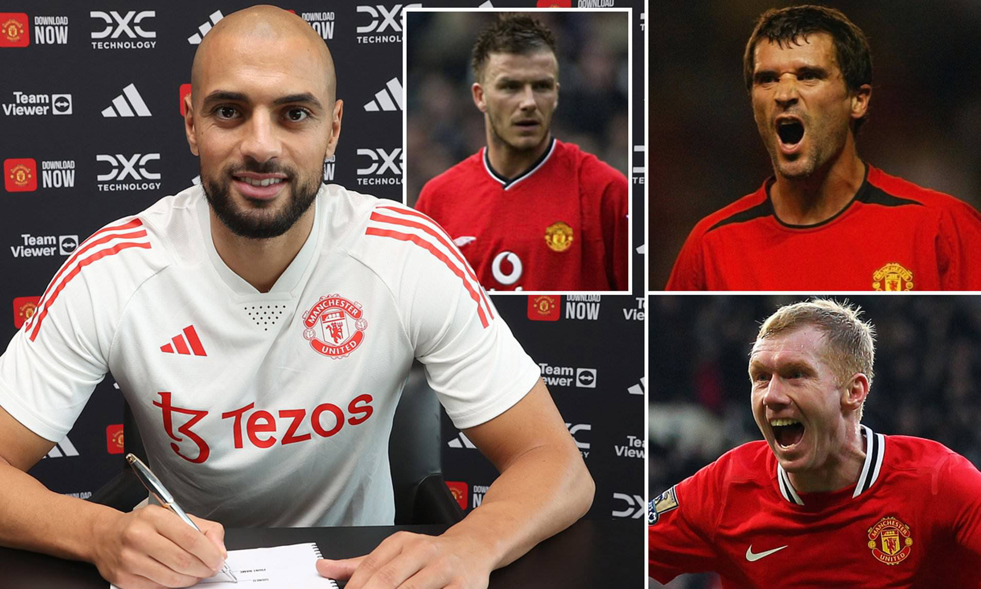 Sofyan Amrabat Reveals Man United Idols After Joining On Loan