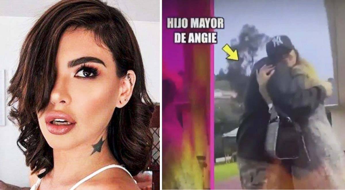 Así Fue El Emotivo Reencuentro Entre Angie Jibaja Y Su Hijo Mayor En Chile