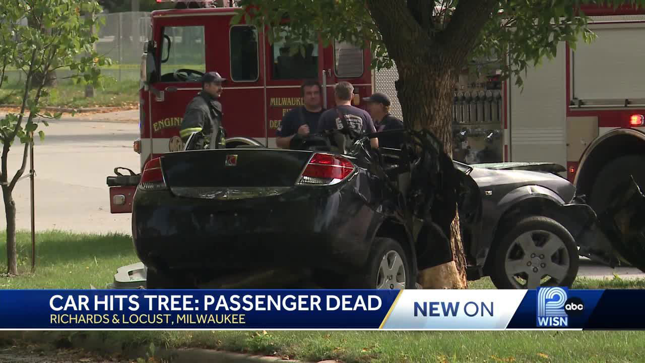 Passenger Dies After Driver Crashes Into Tree